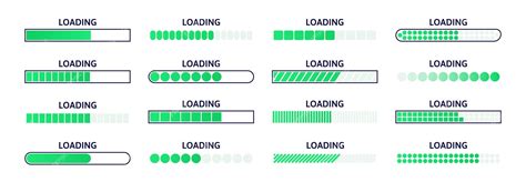Premium Vector Loading Bar Download Progress Status Web Page Loading