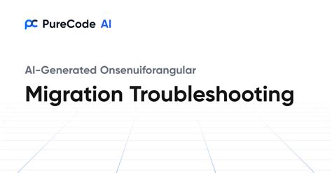 Build Onsenui For Angular Migration Troubleshooting With Ai