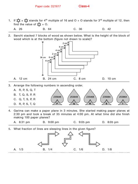 Maths Grade 4 Sample Paper 02 Pdf
