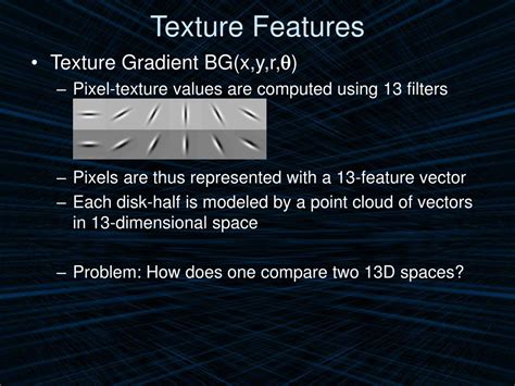 Ppt Learning To Detect Natural Image Boundaries Using Local Brightness Color And Texture