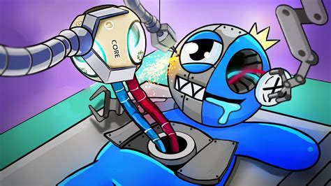 Rainbow Friends What Really Happened To Blue Robot Blue Roblox
