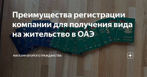 Преимущества регистрации компании для получения вида на жительство в