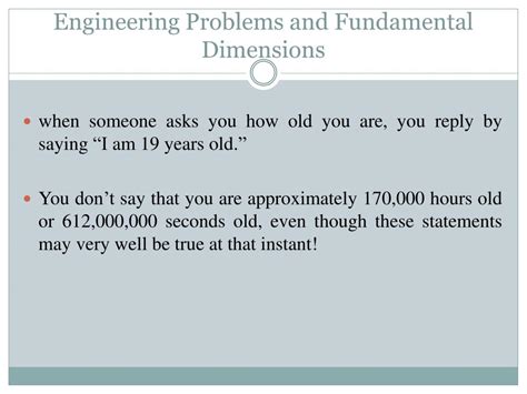 Ppt Fundamental Dimensions And Units Chapter 6 Powerpoint