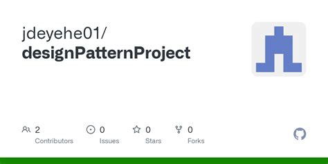 Github Jdeyehe01designpatternproject