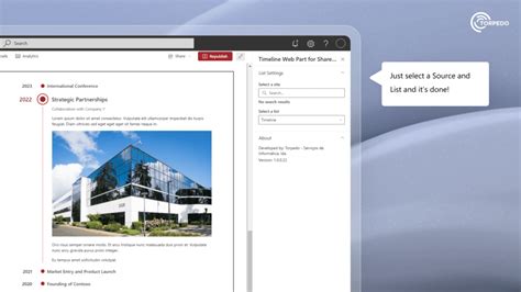 Timeline Web Part For Sharepoint