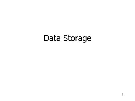 PPT Data Storage PowerPoint Presentation Free Download ID