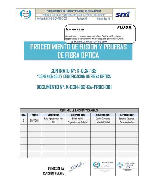 K Ccn 183 Qa Proc 001 R0 Pdf