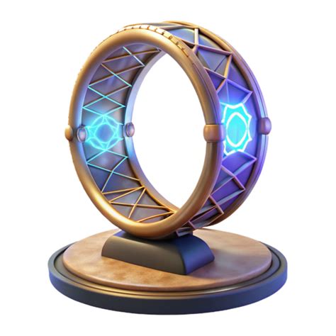 Luminous Portal Sci Fi Ring Gateway 56410761 PNG