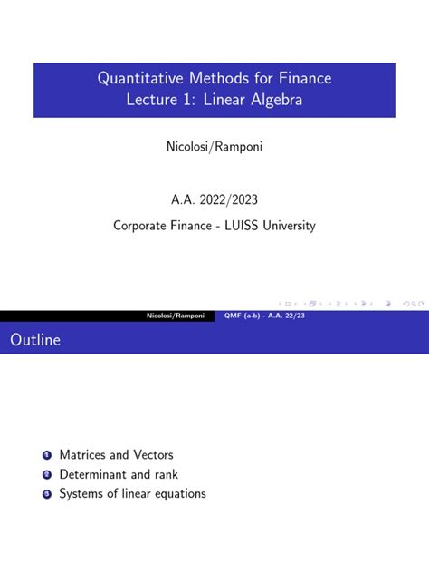 slides linear algebra pdf matrix mathematics system of linear
