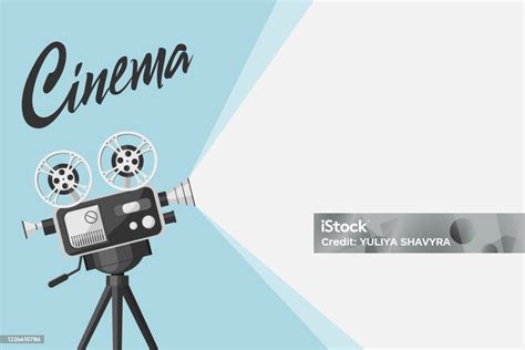 필름 릴이있는 상세한 복고풍 영화 프로젝터 시네마 배경입니다 복고풍 스타일의 배너 전단지 포스터를위한 영화제 템플릿 텍스트에 대한 장소가있는 오래된 영화 프로젝터 영화 시간