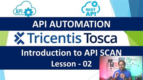 Tosca Api Automation Lesson 02 Introduction To Api Scan Basics Of Api Scan In Tosca