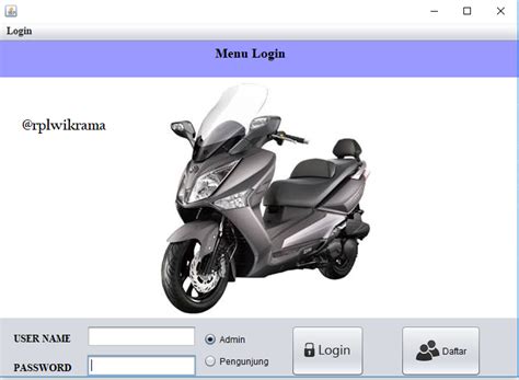 Project Java Crud Penjualan Motor