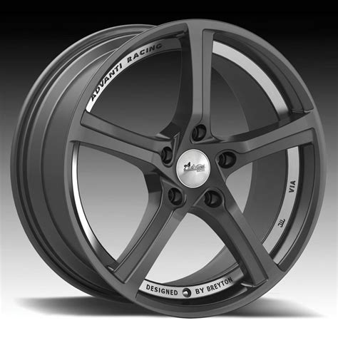 Advanti Racing 15th Anniversary Hyper Dark Undercut Lip Custom Wheels ...