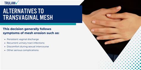 Transvaginal Mesh What Are The Symptoms Of Mesh Erosion