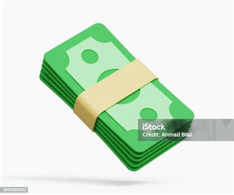 3d 돈 아이콘입니다 사업 개념 금융 교환 종이 지폐 달러 지폐 돈 묶음 3d 지폐 아이콘입니다 3d 그림 3차원 형태에 대한 스톡 사진 및 기타 이미지 Istock