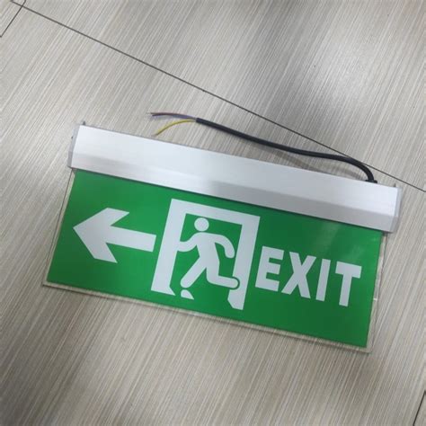 Jual Lampu Exit Led Kaca 2 Sisi Exit Sign Led Mirror 2 Muka M2 Shopee Indonesia