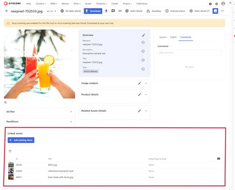 Content Hub Defining Self Referencing Relations Creating Linking