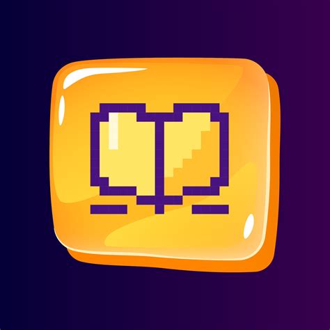 Book Glossy Ui Button With Pixelated Color Icon Bookstore On Internet