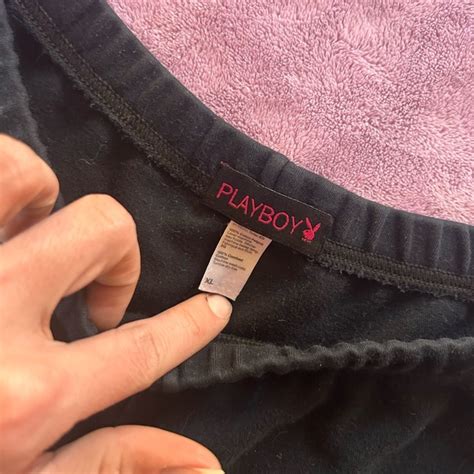 Playboy Shorts Rare Playboy Black And White Playboy Booty Shorts Poshmark