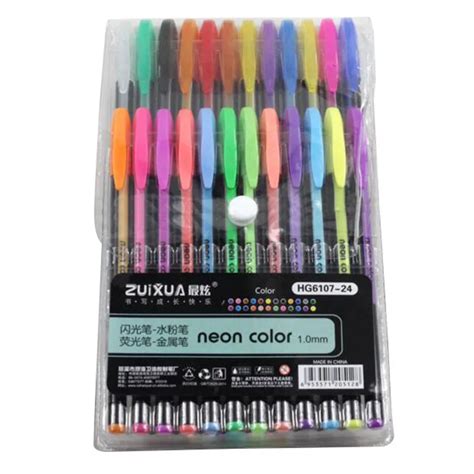 Гелевые ручки Zuixuan цветные гелевые ручки блестящие металлические ручки хороший подарок для