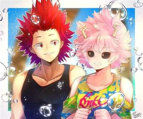 Anime Eijiro Kirishima 2k Mina Ashido My Hero Academia Hd Wallpaper