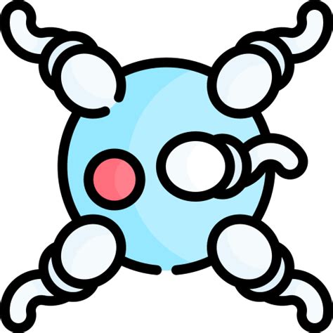 Fertilization Kawaii Lineal Color Icon Fertilization Kawaii Lineal Color Icon