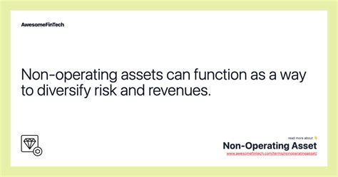 Non Operating Asset Awesomefintech Blog