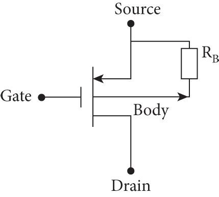 MOS Schematic With Larger Substrate RB A Schematic Of NMOS With RB Download Scientific