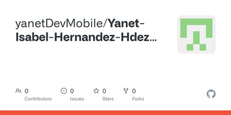 Github Yanetdevmobileyanet Isabel Hernandez Hdez Practica1