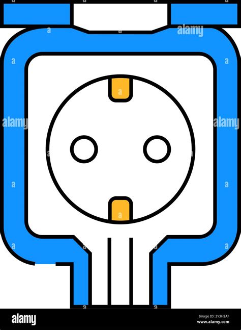 Weatherproof Socket Icon Color Illustration Stock Vector Image And Art Alamy