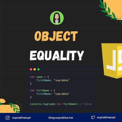 Object Equality In Javascript