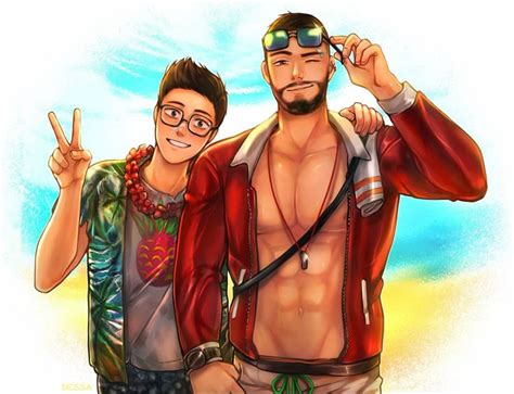 Dwight X David Scary Movie Characters Male Art Men Cute Gay