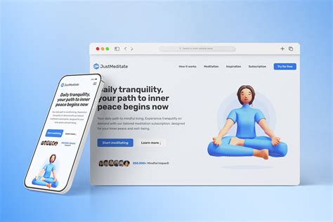 Fully Responsive Meditation Website Behance