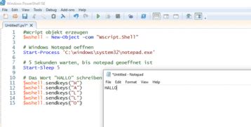 SendKeys In PowerShell Script Verwenden Itnator Net