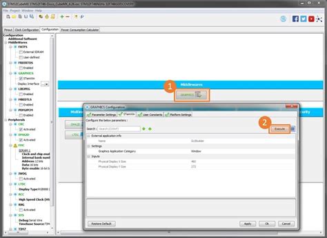 stm32f746g discovery create a basic graphical app
