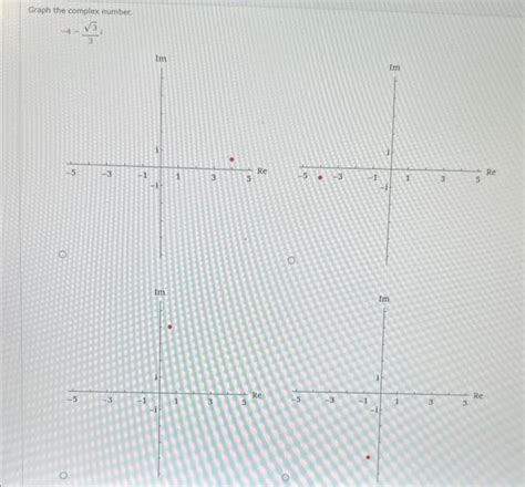 Solved Graph The Complex Number Chegg Com