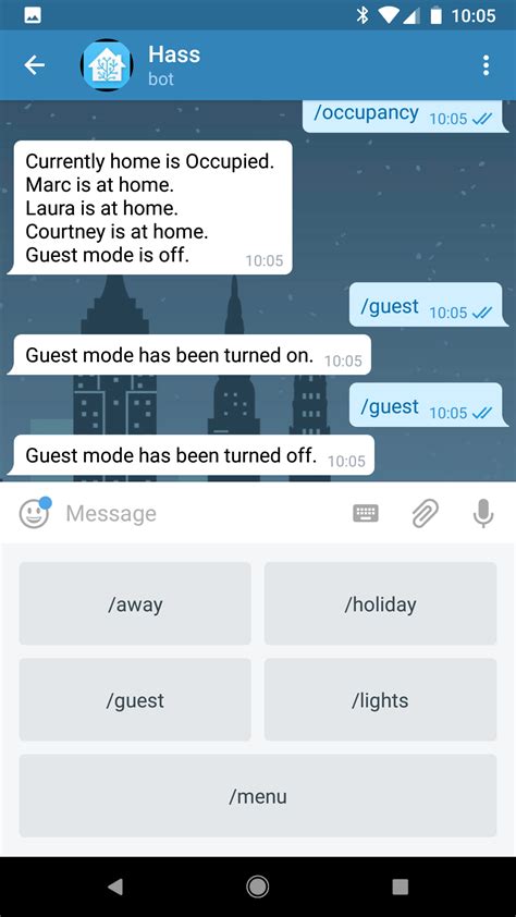 Telegram Send Status When Requested Configuration Home Assistant Community