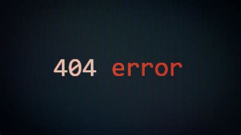 The 404 Error