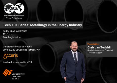 Tech 101 Series Metallurgy In The Energy Industry Spe Wa