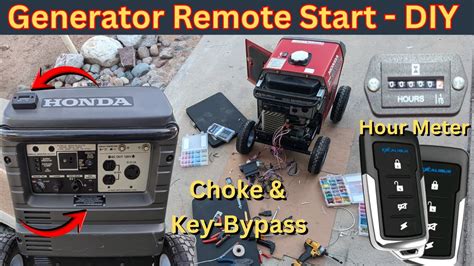 Honda Eu3000is Generator Remote Start Diy Budget Alarm Choke And Key
