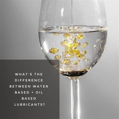 What Is The Difference Between Water Based Oil Based Lubricants Supported Mums