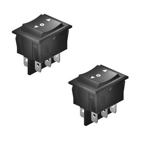 Buy DPDT Rocker Momentary Switch Pcs Online At Robu In