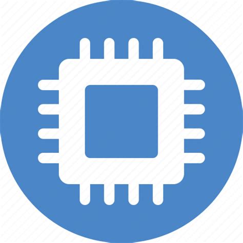 Chip Computer Cpu Gpu Microchip Processor Semiconductor Semiconductors Icon