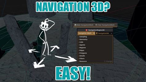 How To Easily Use Navigation 3d In Godot 4 Youtube