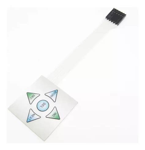 Teclado Matricial 1x5 5x1 De Membrana Para Arduino