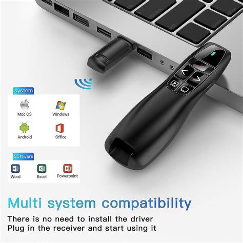 Logitech Wireless R400 Presenter Usb Receiver Red Laser Pointer 15m Range Fruugo Au