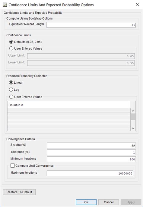Example 26 Distribution Fitting Analyzing A Paired Data Record Of Hydrologic Model Output