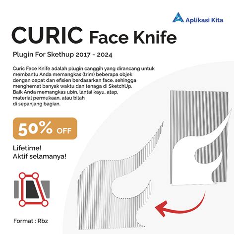 Jual Curic Face Knife For Sketchup For Windows Shopee Indonesia