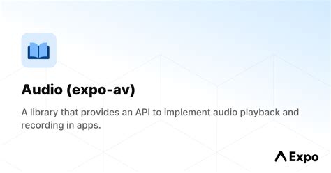 Audio Expo Av Expo Documentation