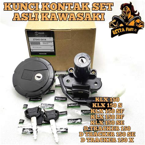 Jual Original Kawasaki Kunci Kontak Set Plus Tutup Tangki Klx D Tracker